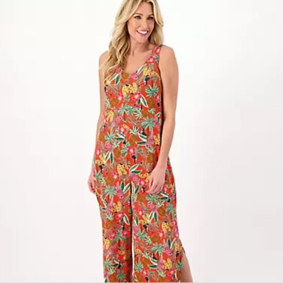 Cuddl Duds | Dresses | Cuddl Duds Petite Wide Leg Flexwear Vneck ...